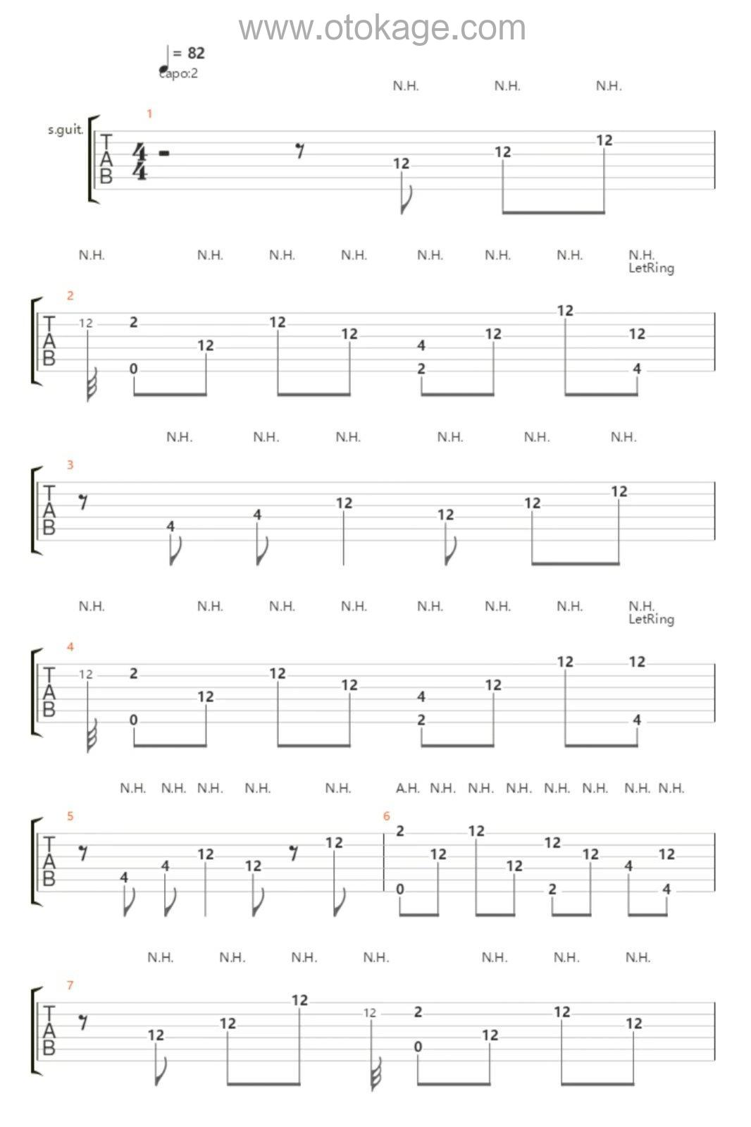 元子弹吉他《Like A Star吉他谱》C调_完美节奏编排 - 美妙音符